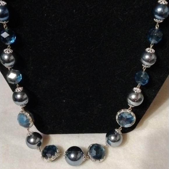 West Germany | Jewelry | West Germany Signed Blue Light Weight Necklace ...
